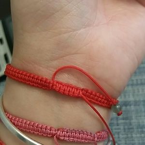 Handmade | Jewelry | Three Shells Lucky Chinese Red String Bracelet ...